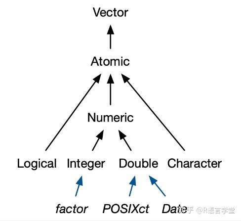 《Advanced R》学习笔记 | Chapter3 Vectors - 知乎