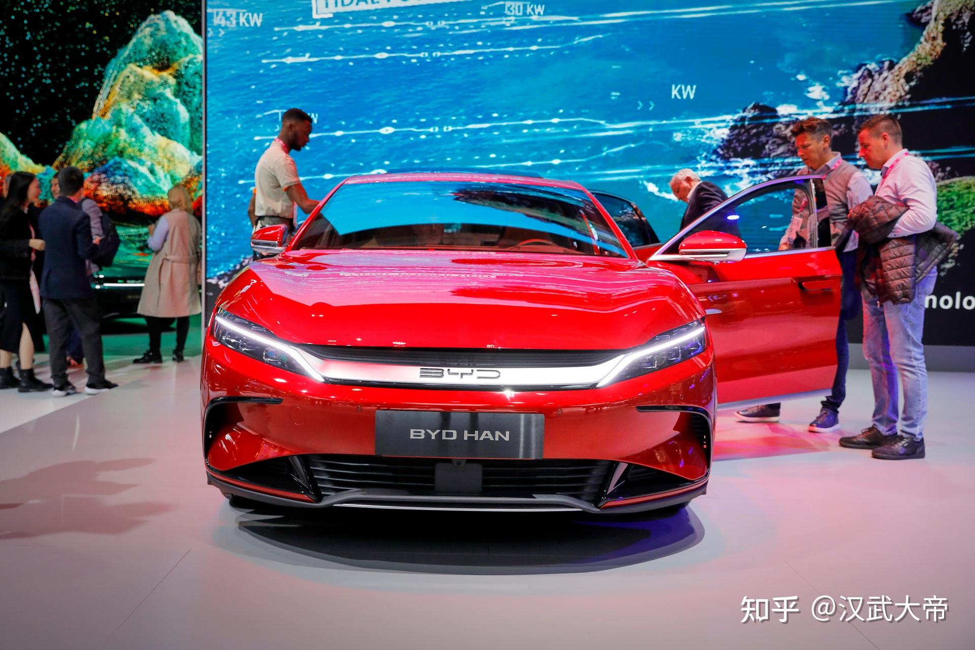 比亚迪风靡巴黎车展-Atto 3 跨界车、Han轿车和Tang SUV亮相欧洲市场 - 知乎