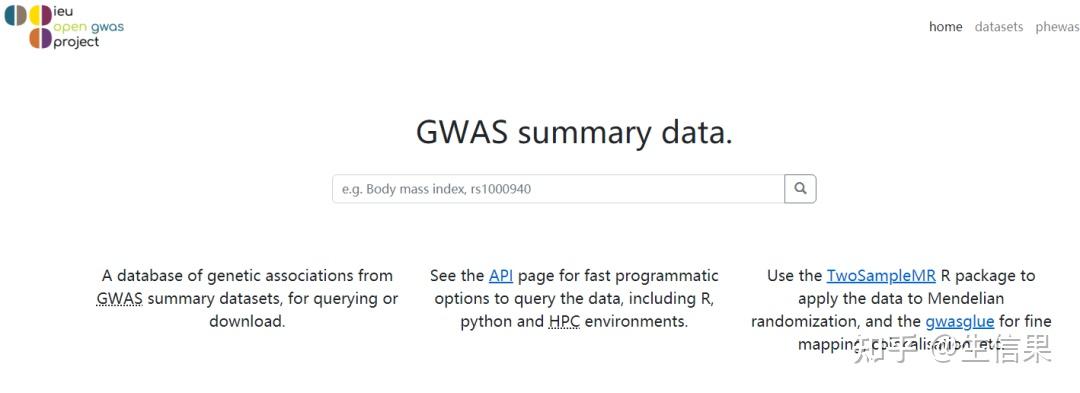 孟德尔随机化的准备工作，GWAS数据的网站下载方法 - 知乎
