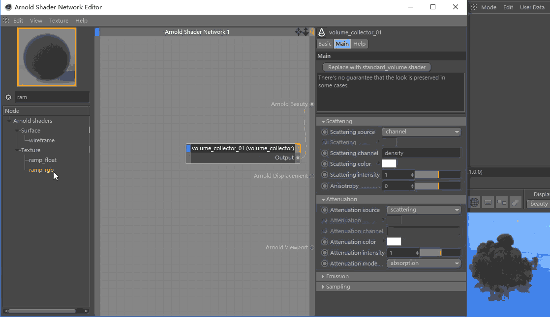 【C4DtoA 26】Arnold渲染器: Arnold Volume - 知乎