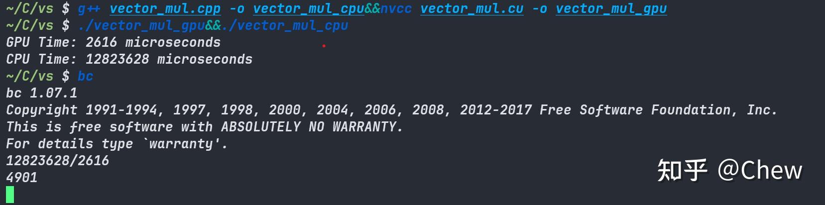 CUDA是什么？以及GPU 与 CPU 性能对比：cpp与cu代码矩阵乘法示例 - 知乎