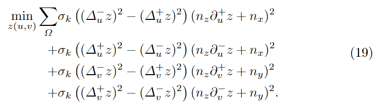 Bilateral Normal Integration（双边法向积分） - 知乎