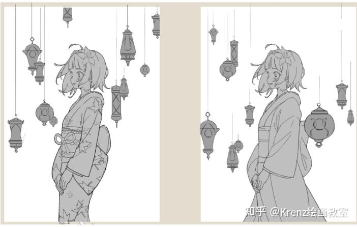 Krenz绘画教室【优秀作业心得】动态与构成-0104 - 知乎