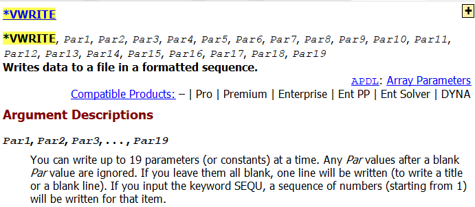 【ANSYS APDL】如何将变量、矩阵等数据导出到TXT文件？ - 知乎