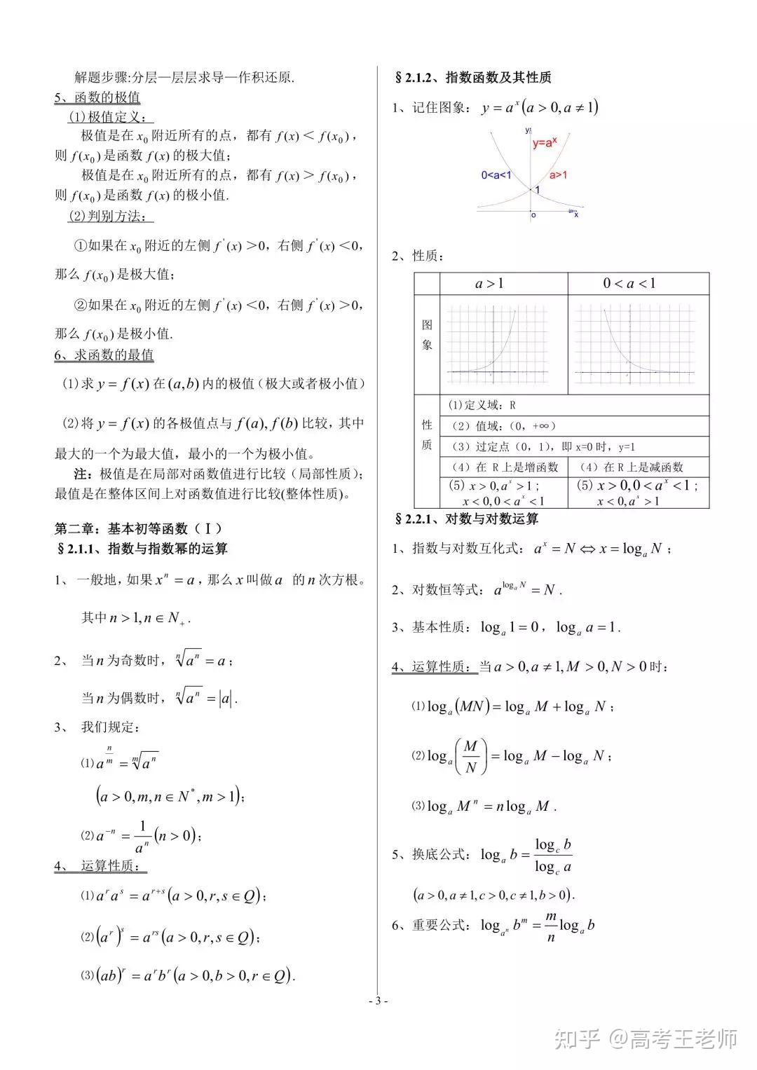 必看‼️高中数学必修选修全部知识点总结精华版 建议收藏! 知乎eow 9379