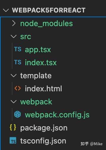 【前端】webpack5 快速搭建 react ts 脚手架 - 知乎