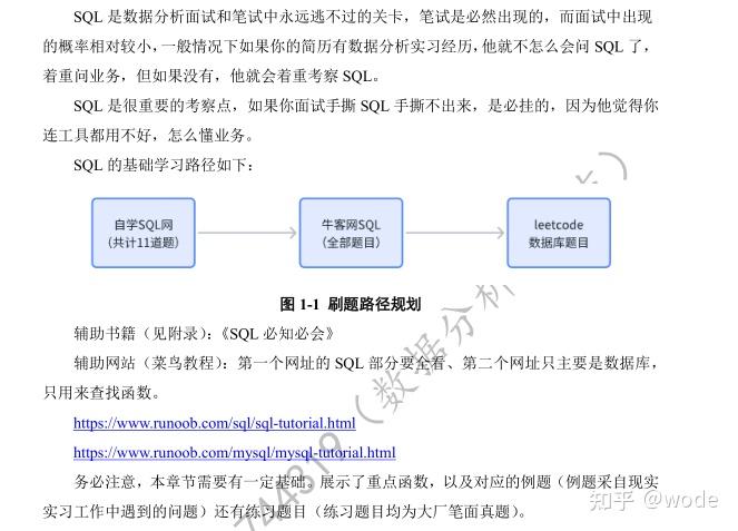 数据分析--SQL常考及规划 - 知乎