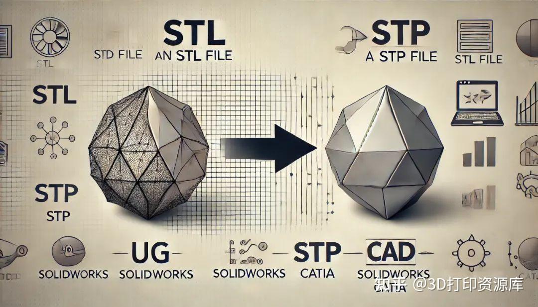 从STL到STP：简单几步教你如何将STL文件转换为STP格式 - 知乎