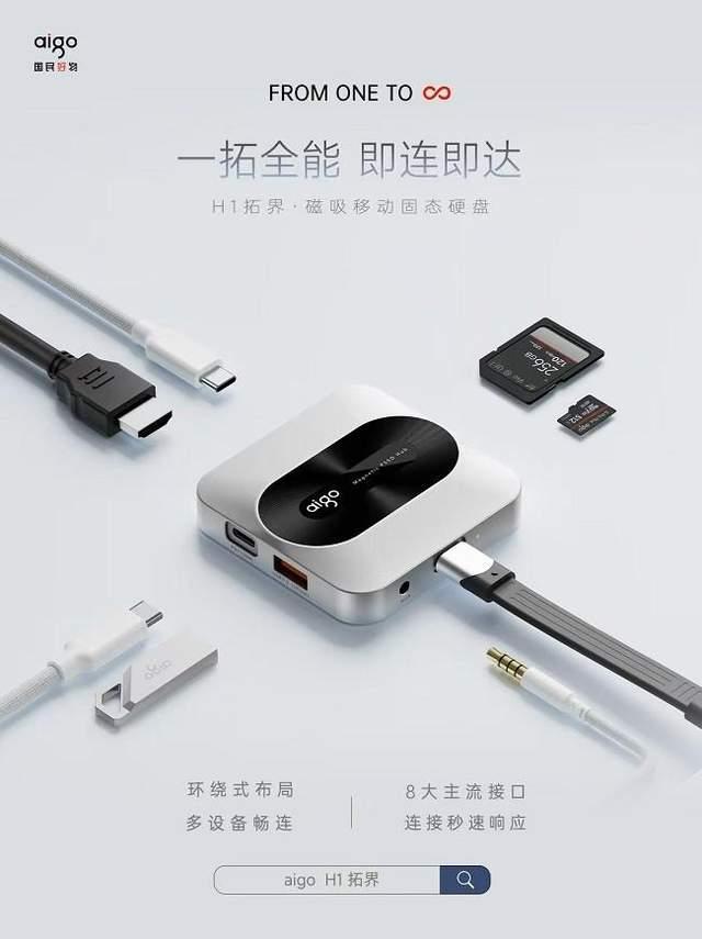 当硬盘学会“八面玲珑”，aigo拓界H1让我扔掉了整个外设包 - 知乎