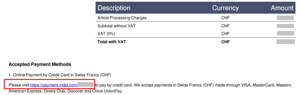 服务升级 | MDPI文章处理费 (APC) 支付宝付款功能现已开通！ - 知乎