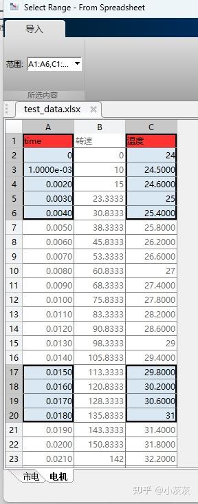 Simulink处理excel表格数据 - 知乎
