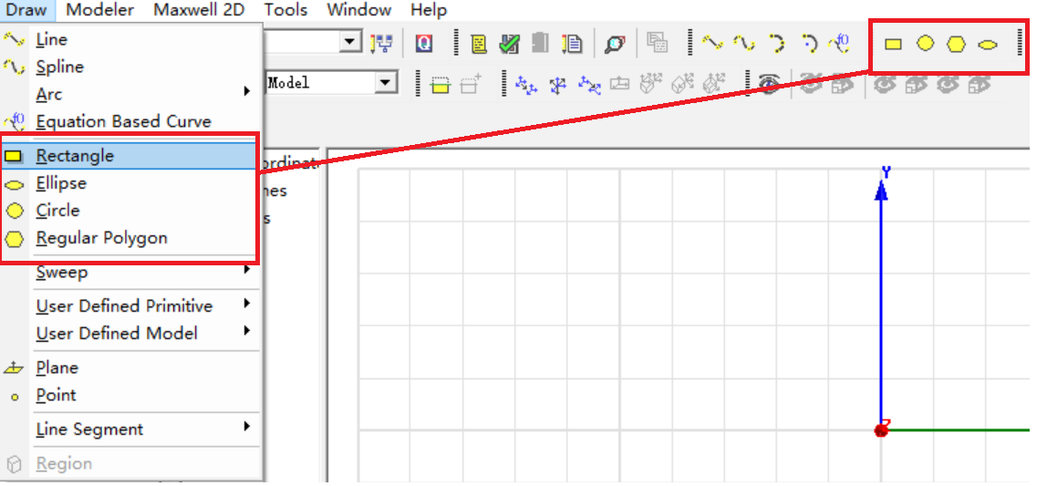 电机电磁仿真分析之Maxwell工具操作_2D绘制面2 - 知乎