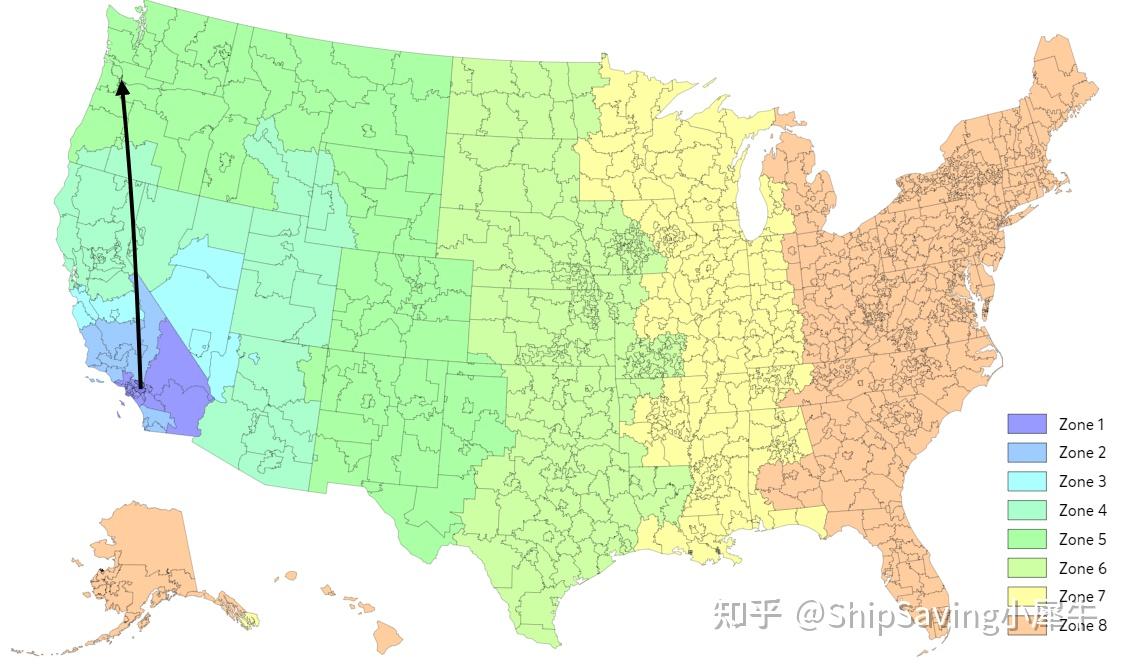 一篇文章详解USPS运送区域划分，轻松节省70%运费 - 知乎