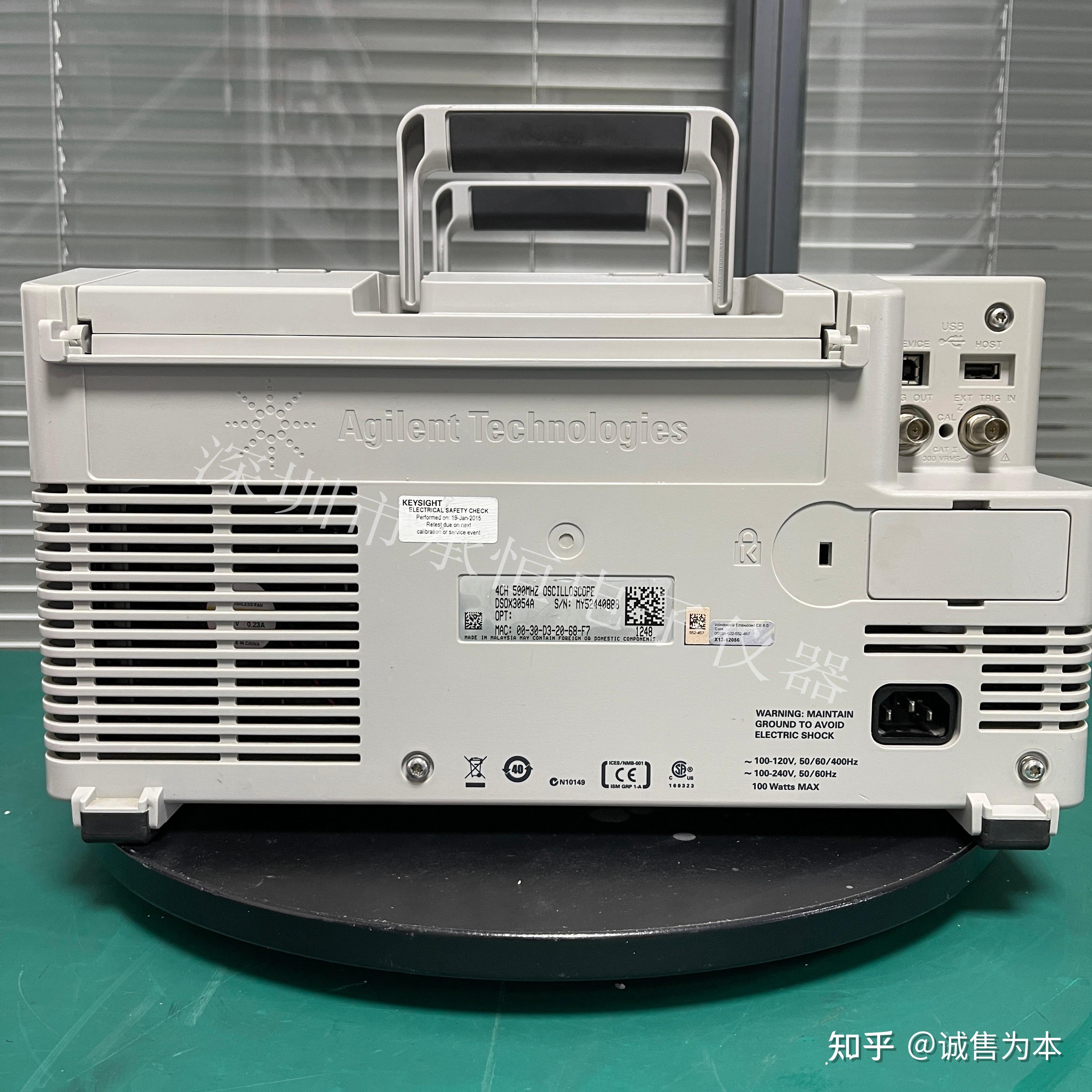 （出售）KEYSIGHT DSOX3054A 数字存储示波器 - 知乎