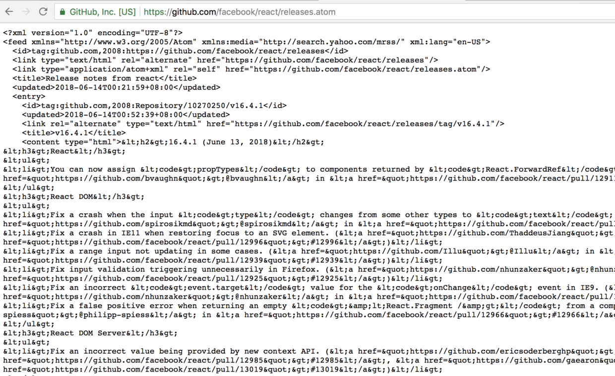 [阅 #48] github 为项目提供了 RSS feed - 知乎