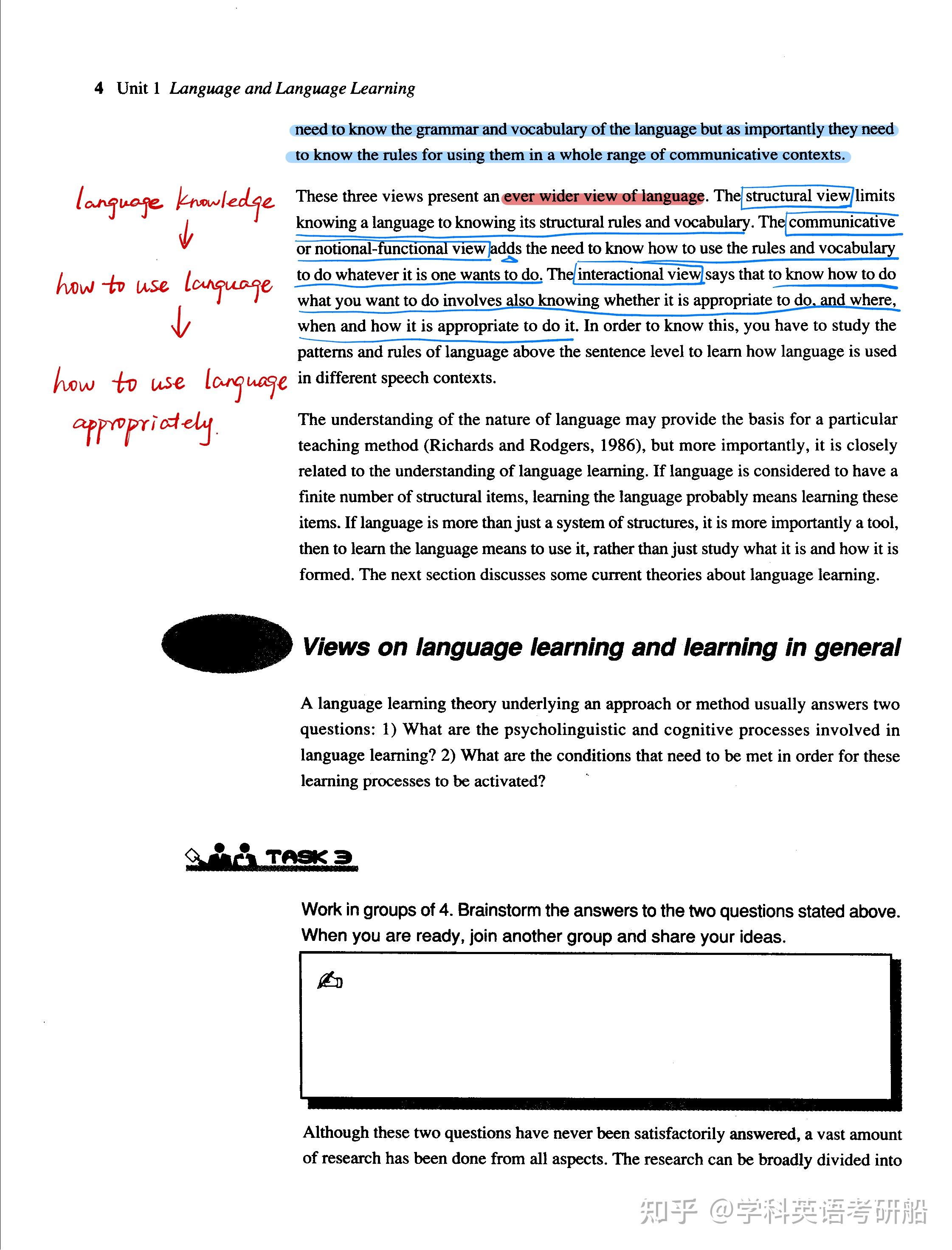 王蔷教学法的复习方法‖初识教学法+Unit 1 Language and Language Learning - 知乎