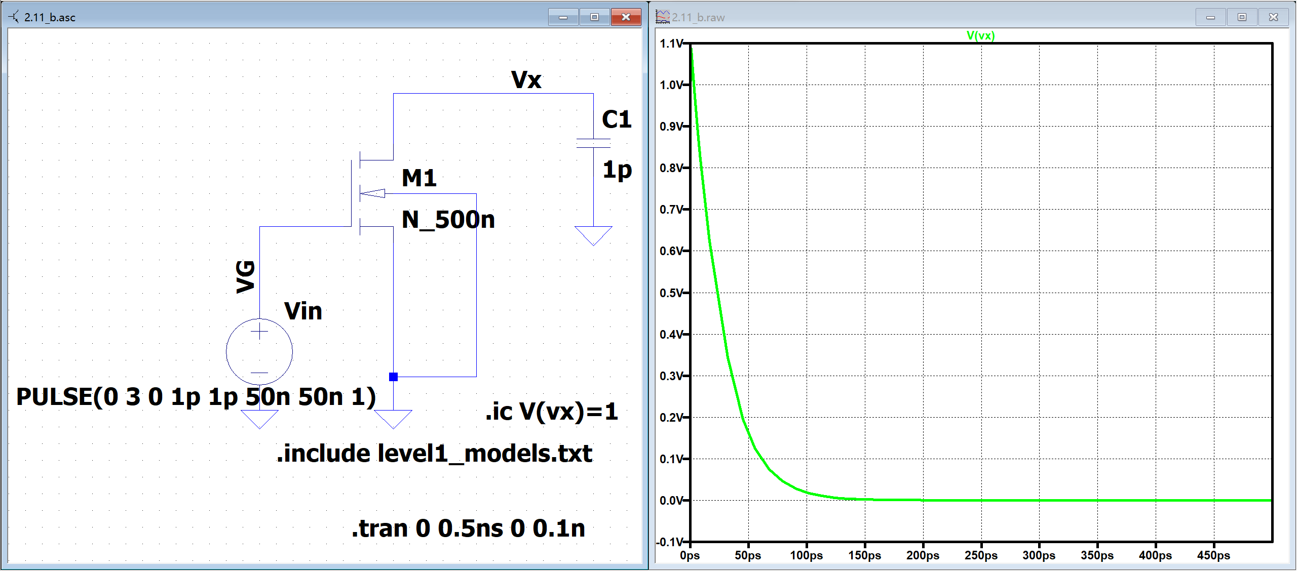 拉扎维CMOS模拟集成电路课后习题spice仿真（CHAPTER 2 Basic MOS Device Physics） - 知乎