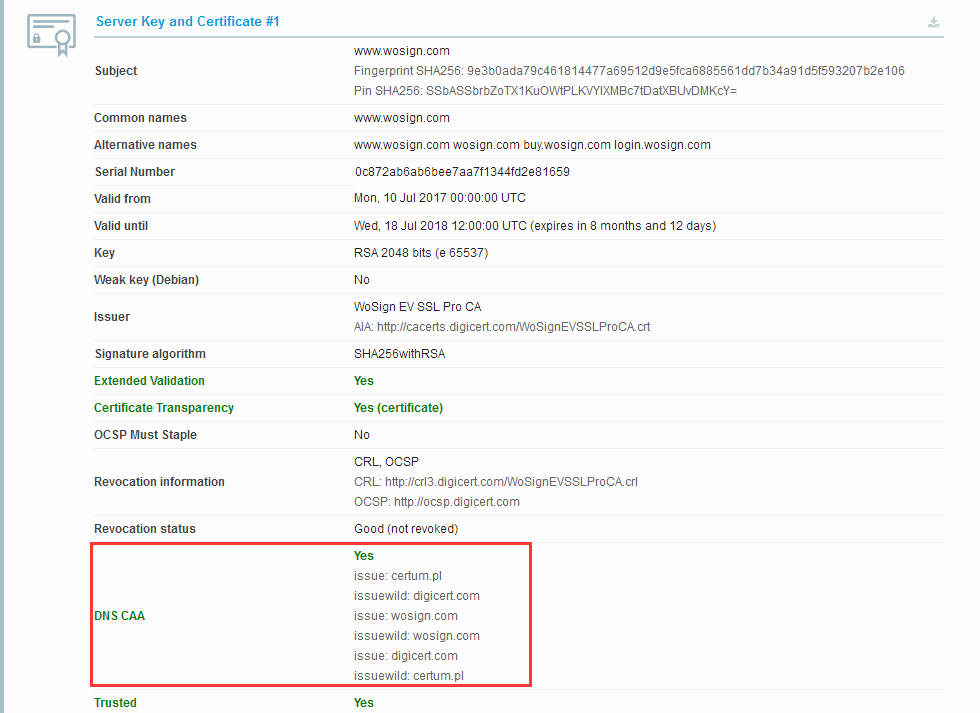 设置DNS CAA记录，防止HTTPS证书错误签发 - 知乎