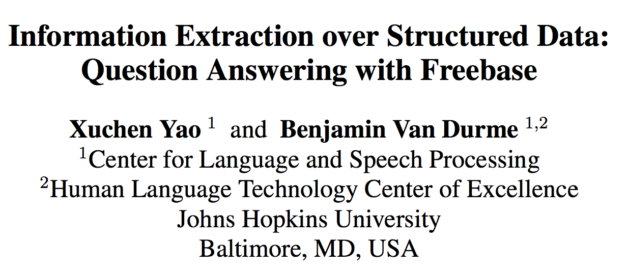 揭开知识库问答KB-QA的面纱3·信息抽取篇 - 知乎