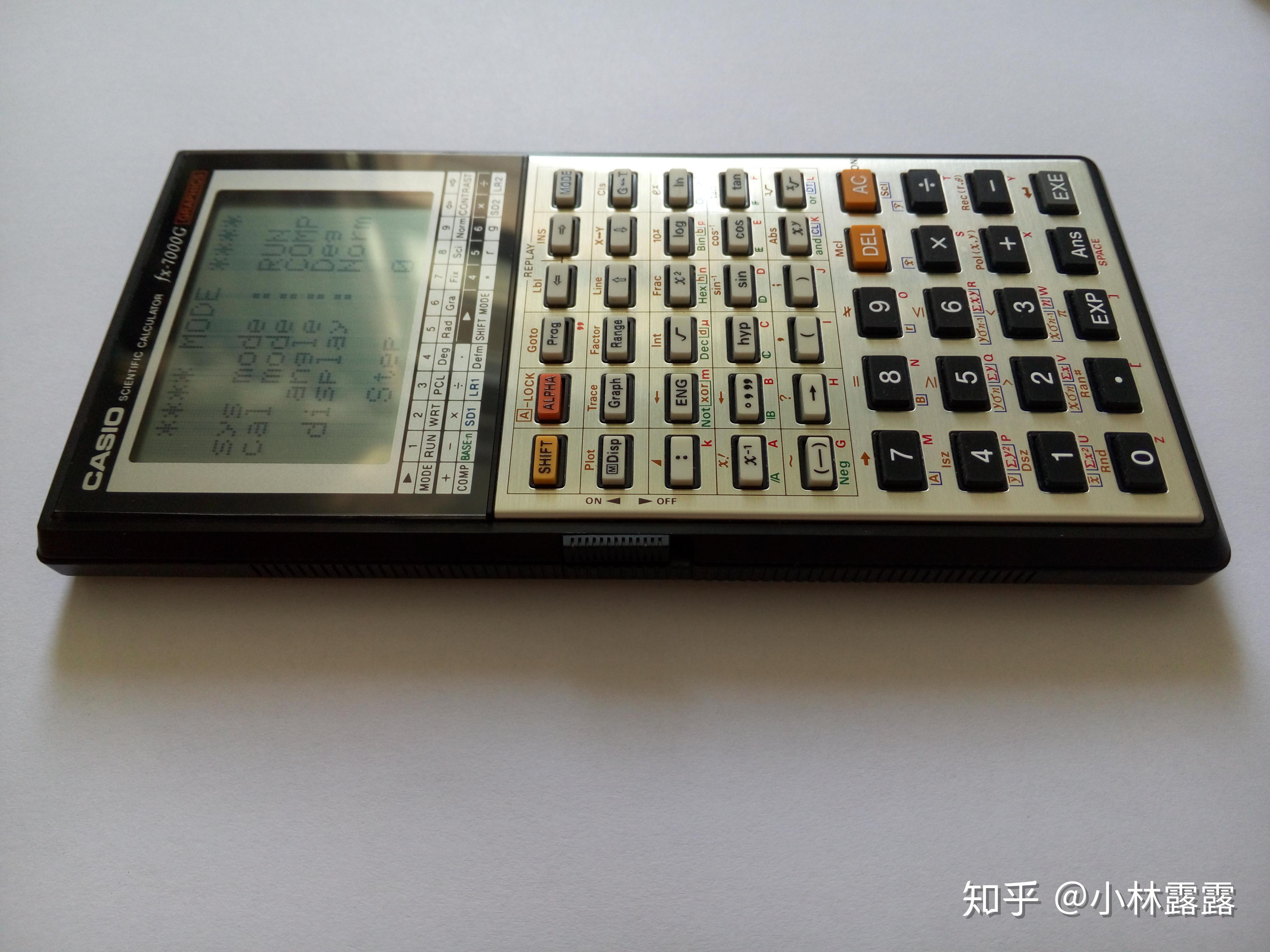 世界首款图形计算器——卡西欧 fx-7000G - 知乎