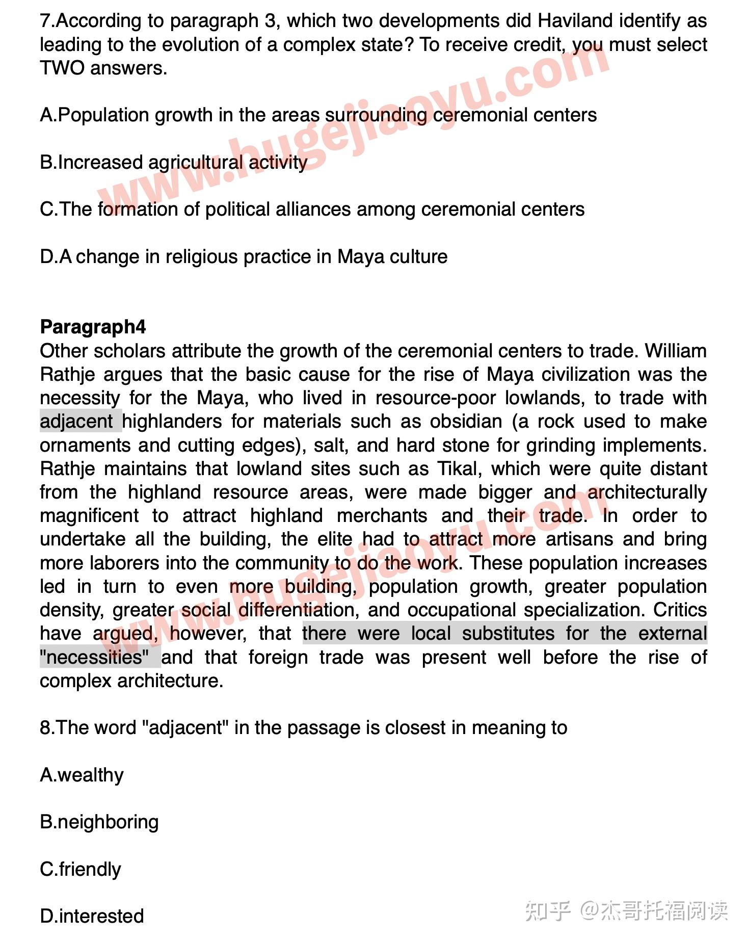 托福阅读TPO58-3：The Rise of Classic Maya Civilization（文章+视频讲解） - 知乎