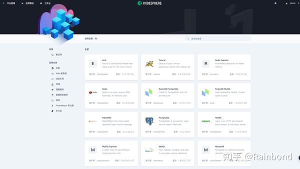 开源云原生平台对比 KubeSphere vs Rainbond - 知乎