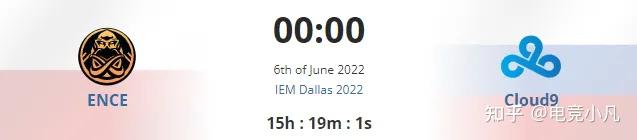 6月6日0点2022年IEM达拉斯站总决赛 ENCE vs C9 - 知乎