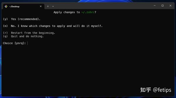 Windows安装zsh终端 知乎