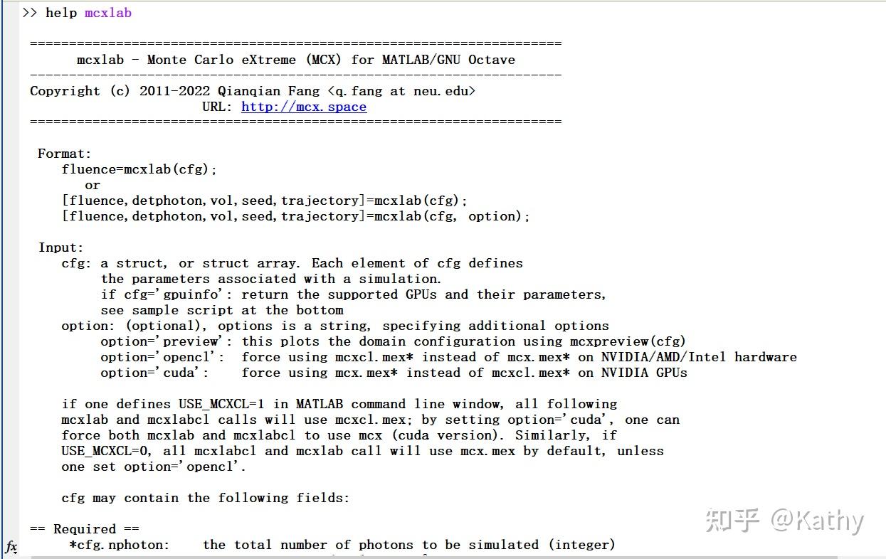 光声光学仿真MCXLAB - 知乎
