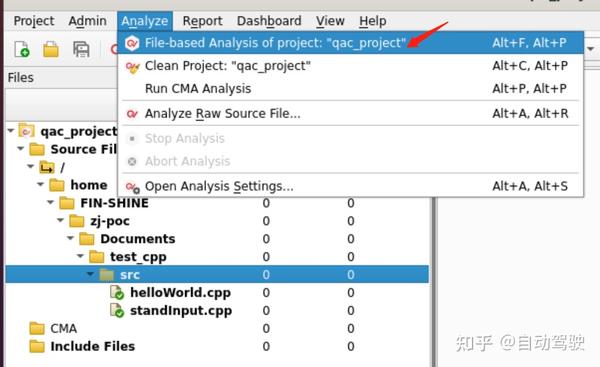 QAC静态检查之gui界面操作： - 知乎