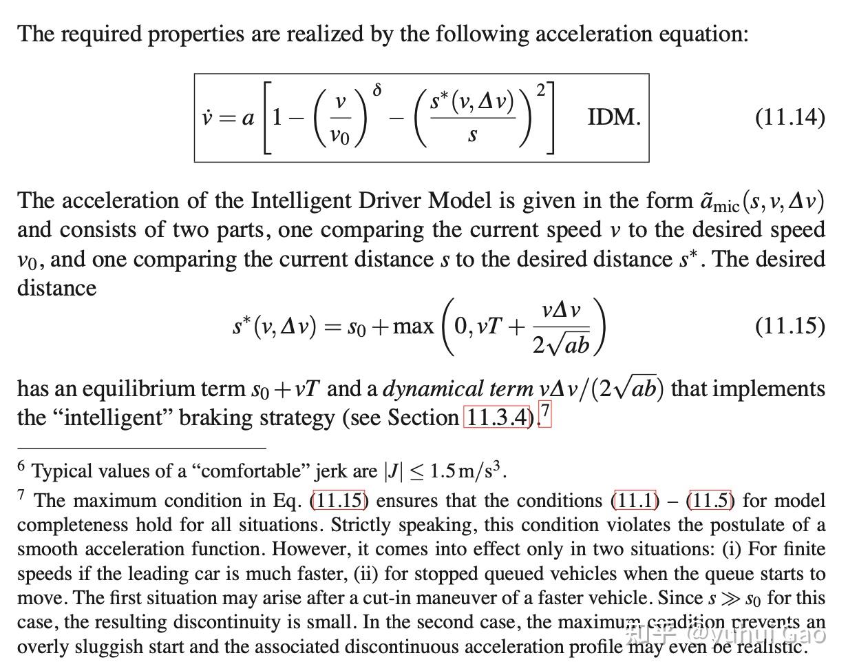 论文阅读（一）：Car-Following Models based on Driving Strategies - 知乎