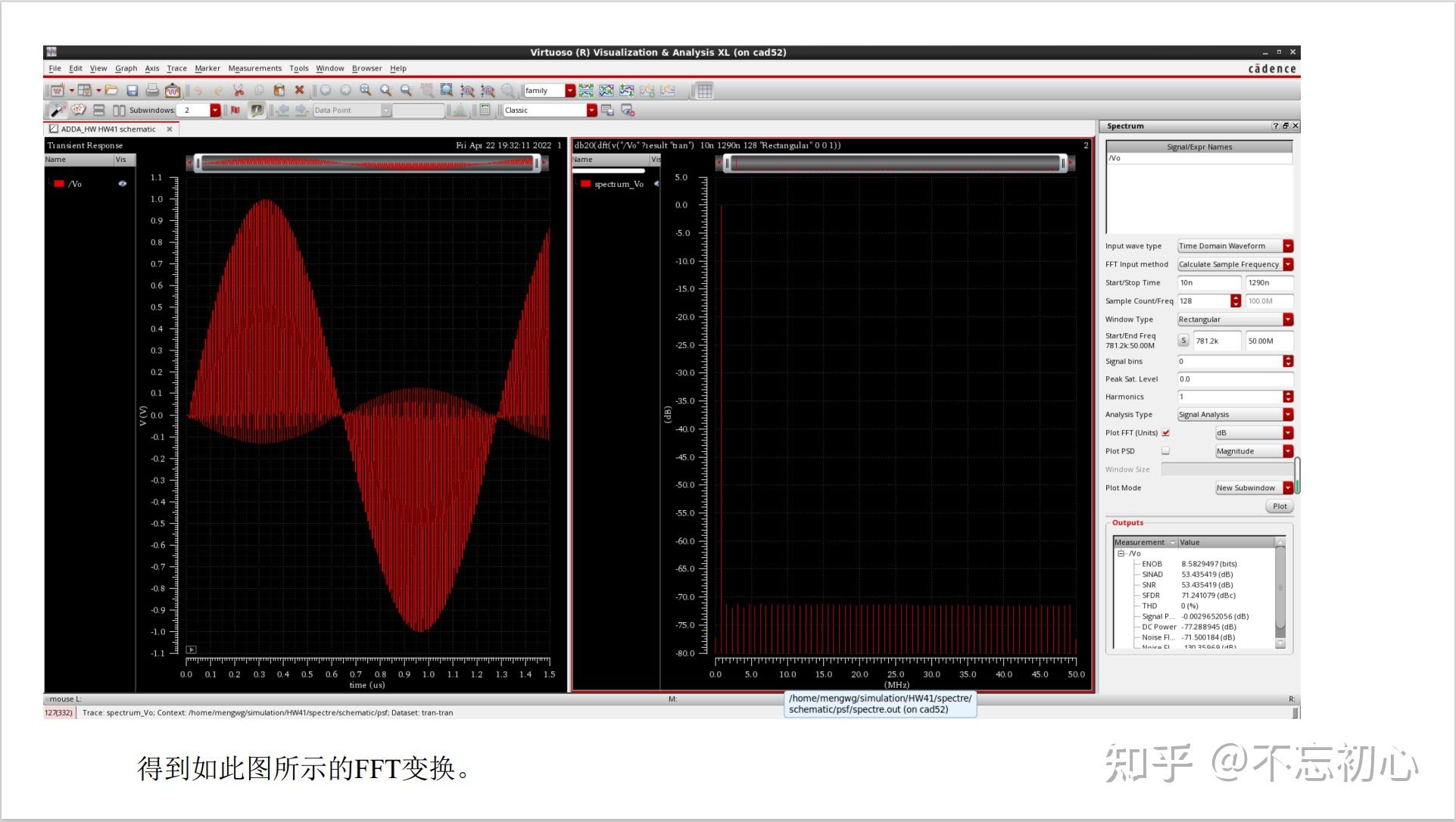cadence-virtuoso中的FFT分析 - 知乎