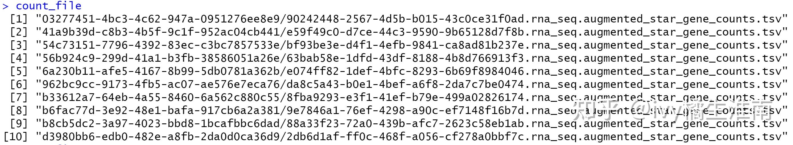 2024 年 R语言TCGA GDC 中lncRNA/miRNA蛋白质编码RNA的数据整理 - 知乎
