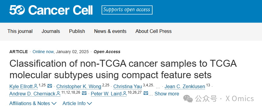 癌症基因组图谱（TCGA）定义全新分子亚型 | Cancer Cell - 知乎