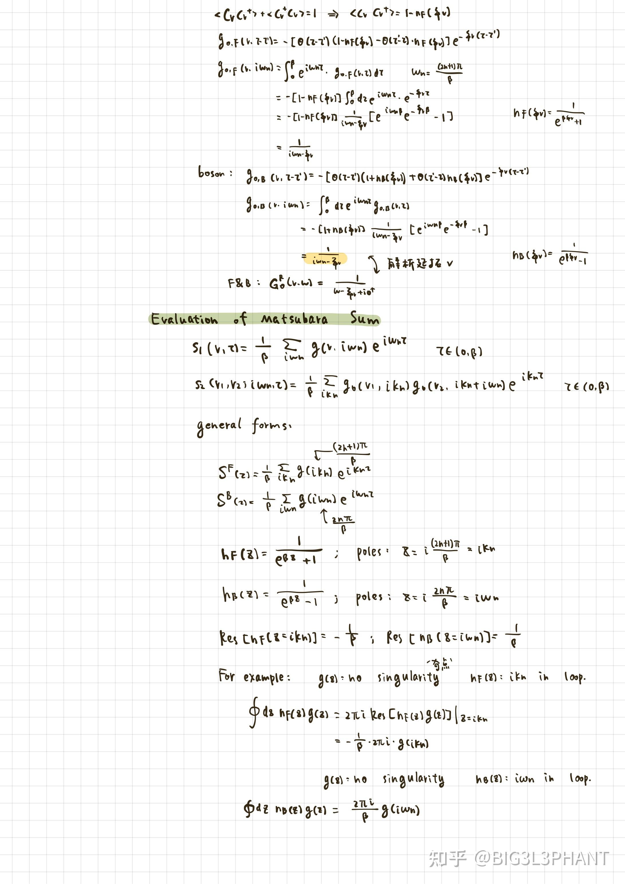 Imaginary-time Green’s Function - 知乎
