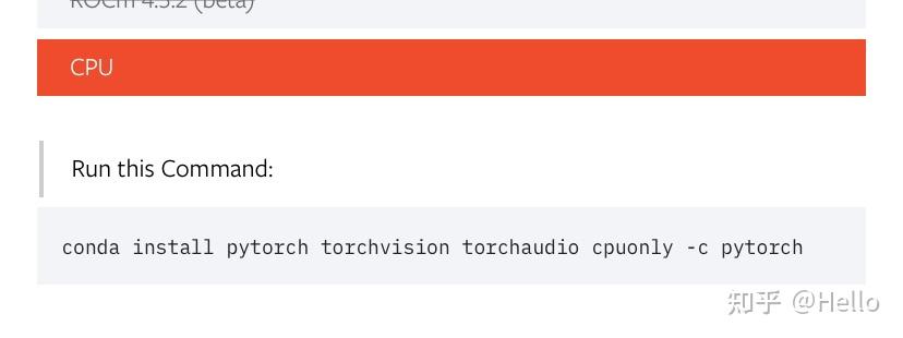 conda安装pytorch并配置jupyter notebook环境 - 知乎