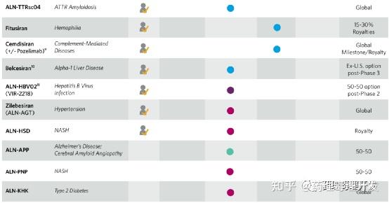 全球30家主要小核酸药物研发公司盘点 - 知乎