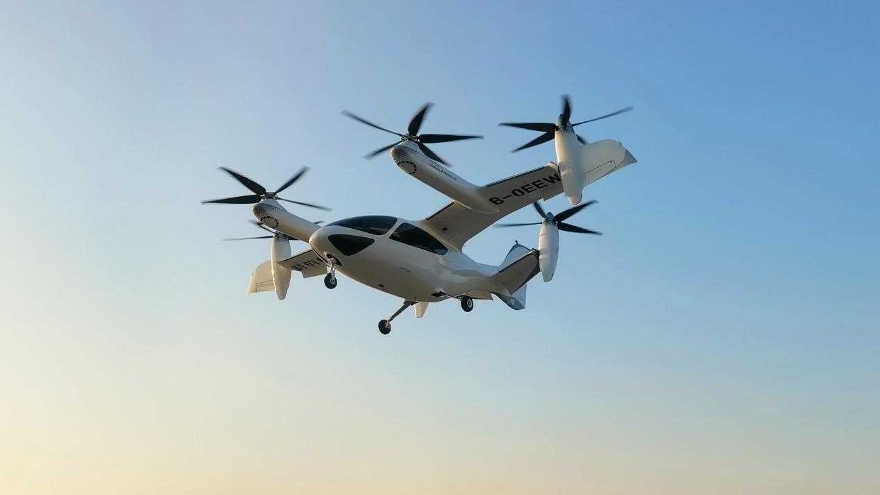 时的科技E20 eVTOL完成首轮试飞 - 知乎
