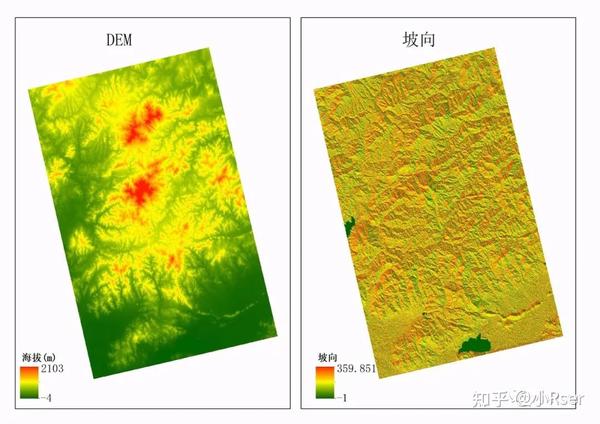 基于DEM的坡度坡向分析 - 知乎