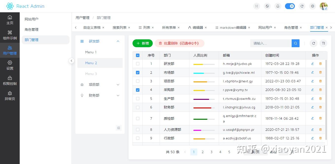【React Hooks+Zustand+Arco Design】中后台管理解决方案React18Admin - 知乎