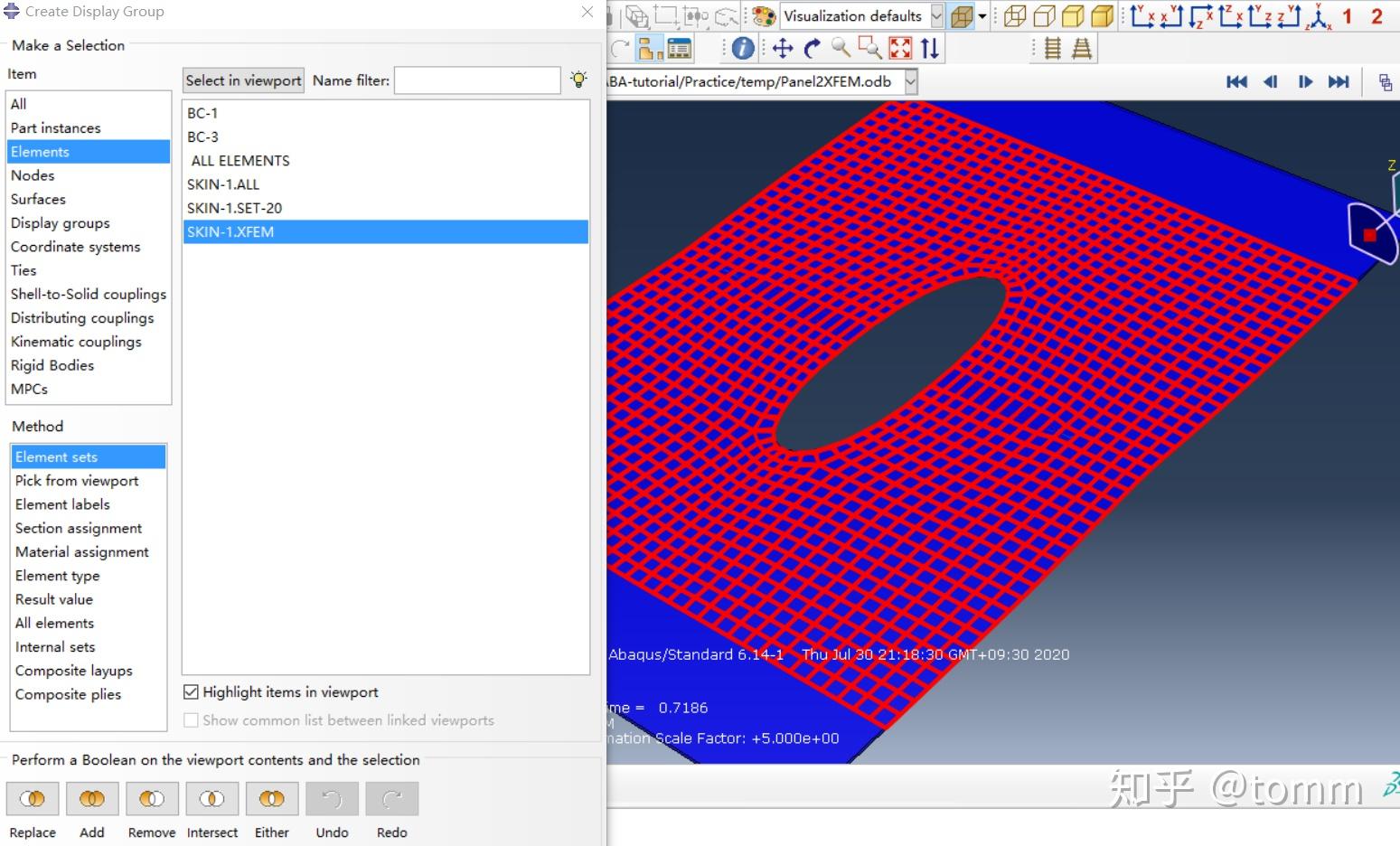 ABAQUS 多层双向复合板XFEM开裂模拟 - 知乎