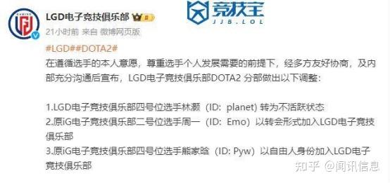 【竞技宝】DOTA2：LGD官宣emo、pyw加盟！ - 知乎