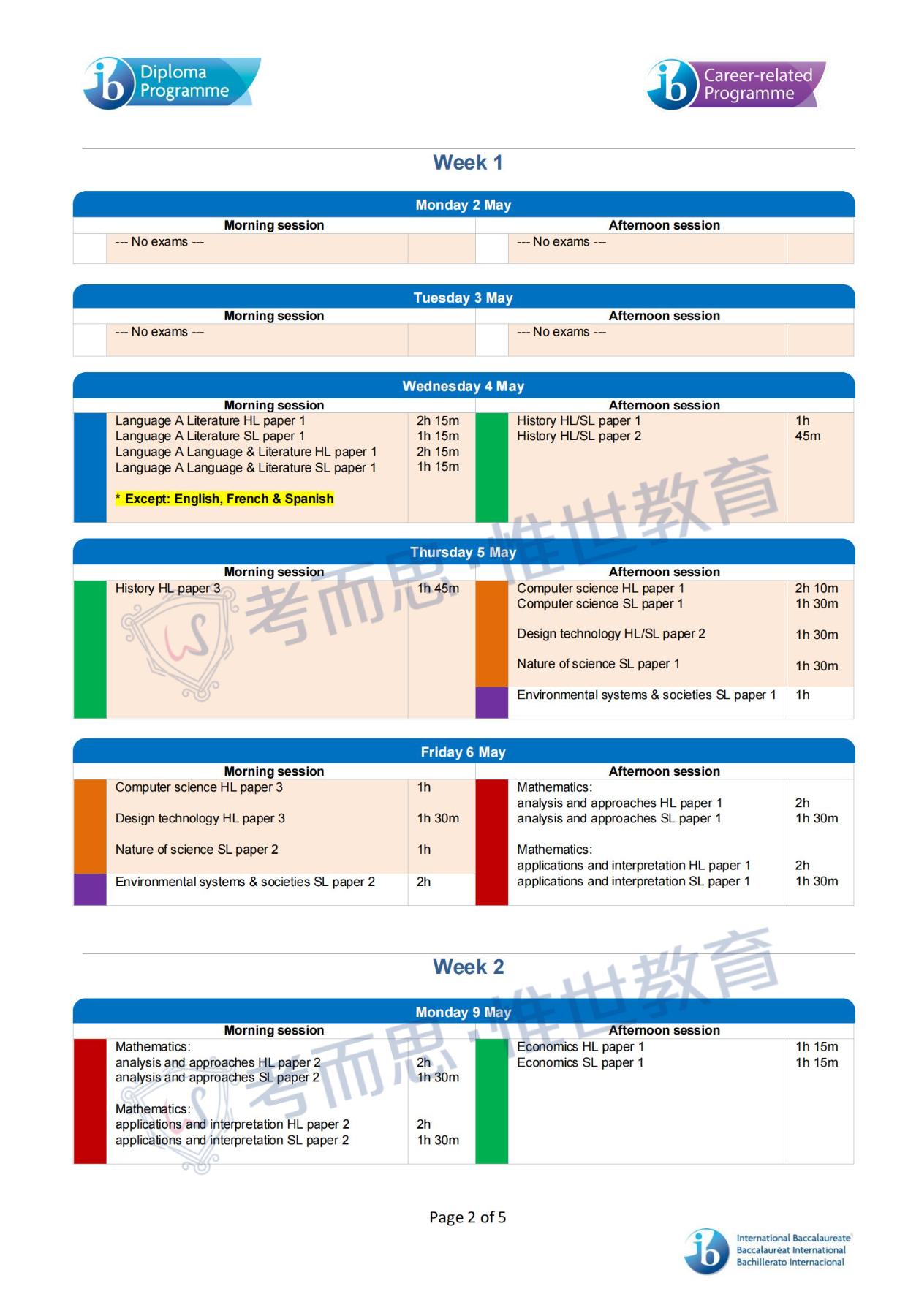 关于2022年5月IBDP大考，请关注这些内容！ - 知乎