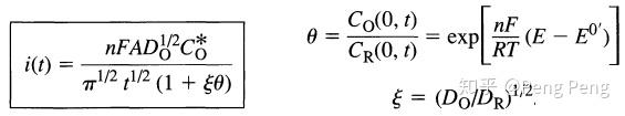 电化学扩散层，Cottrell equation，取样电流伏安法 - 知乎