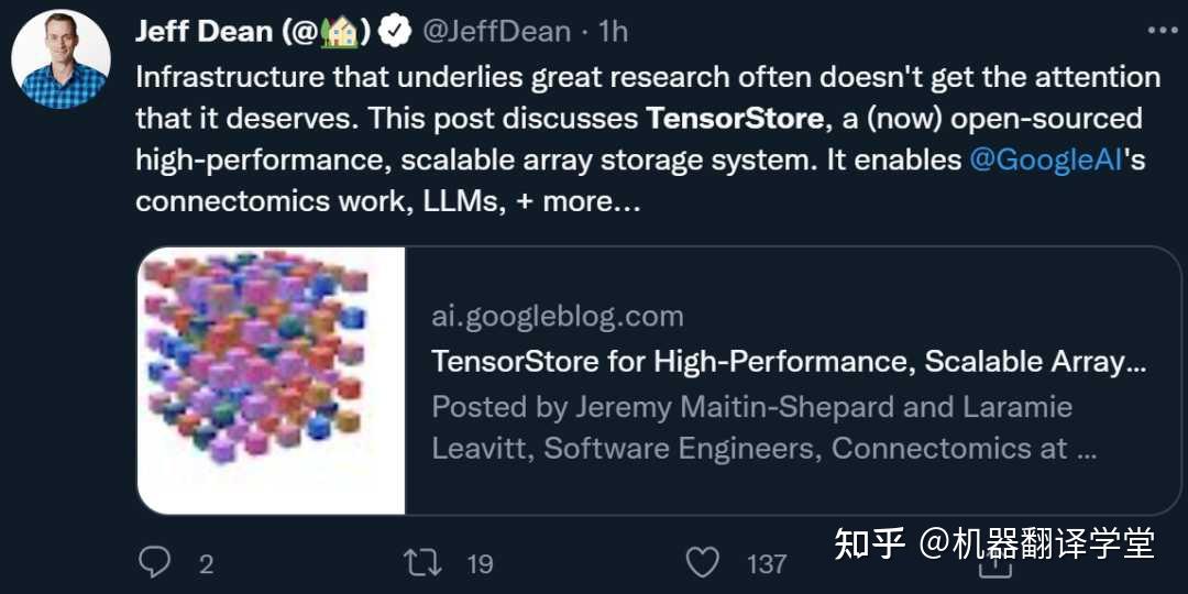 TensorStore：谷歌推荐的开源软件库，解决存储和操作n维数据的难题！ - 知乎