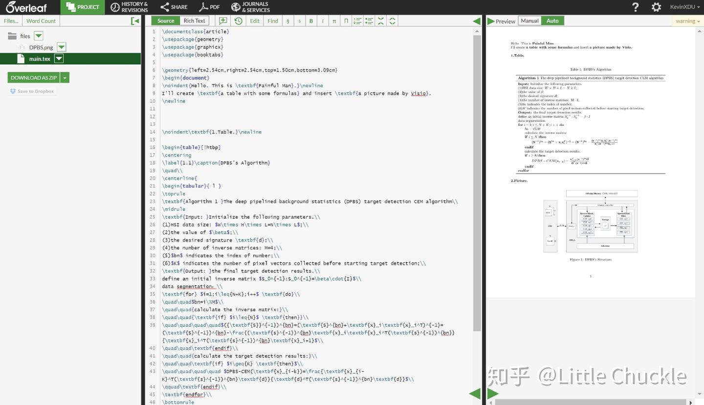Overleaf—使用教程-致谢原作者 - 知乎