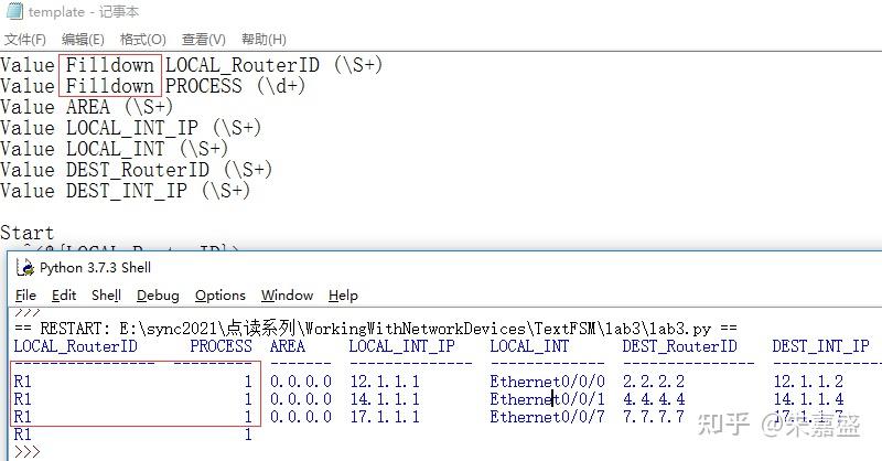 网络工程师 Python TextFSM 模板（第5节，实验3，多行回显多行rule，变量关键字，华为） - 知乎