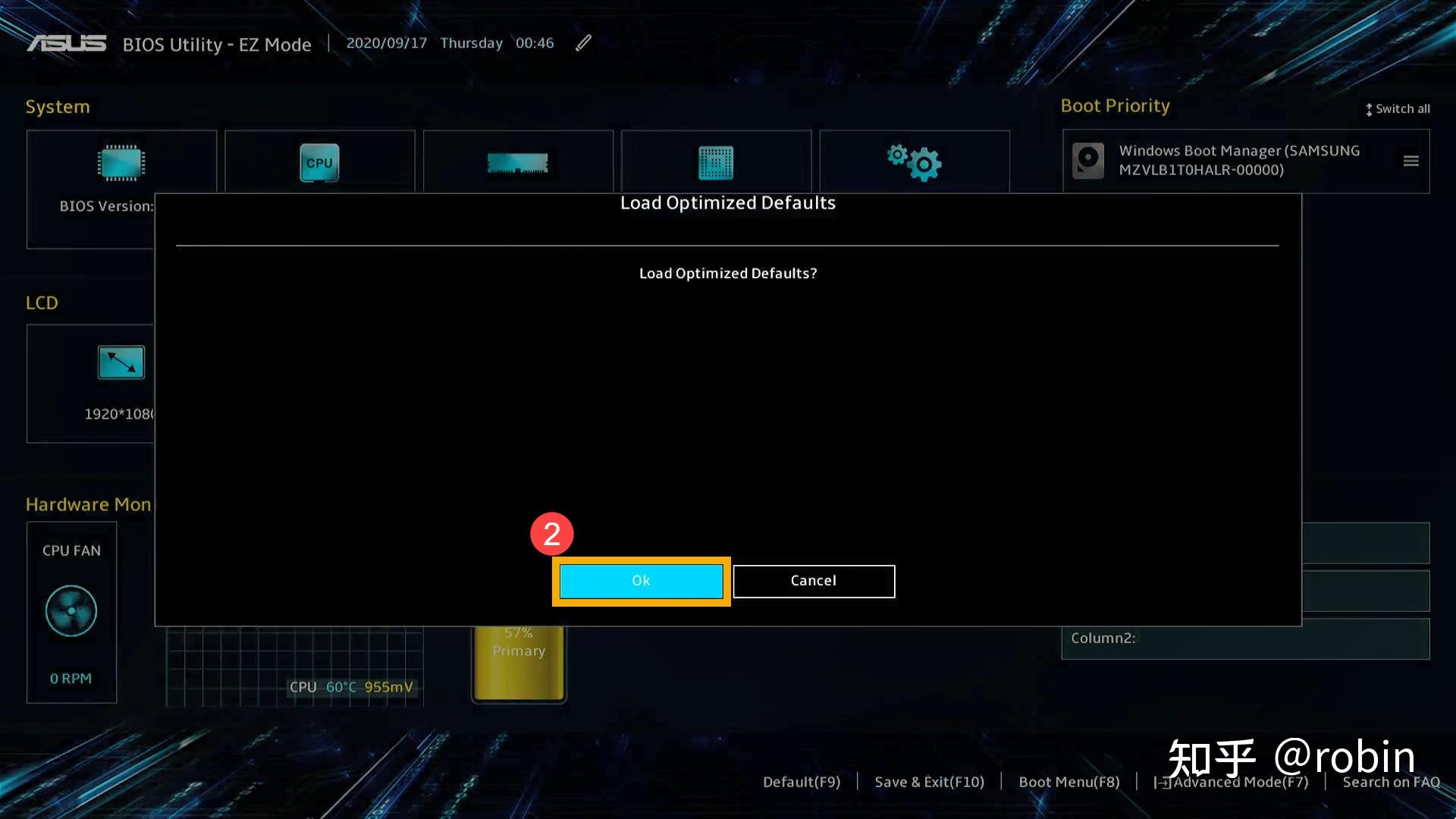 华硕笔记本如何恢复BIOS默认设置？ - 知乎