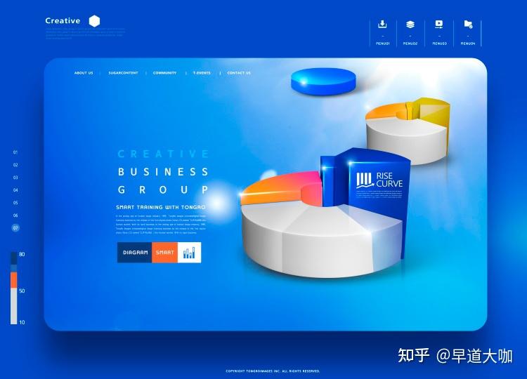 19款高级商务立体数据图表立体海报元素PSD设计素材 Stereo Data Sheet PSD Material - 知乎