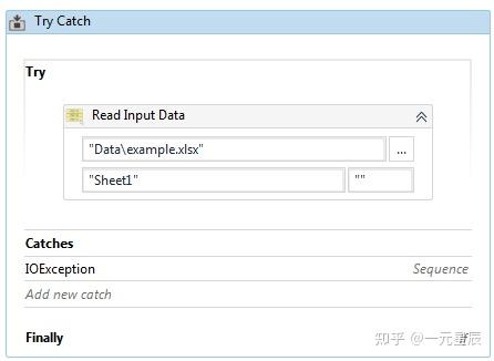 UiPath学习笔记23 - 异常处理（1）Try Catch - 知乎